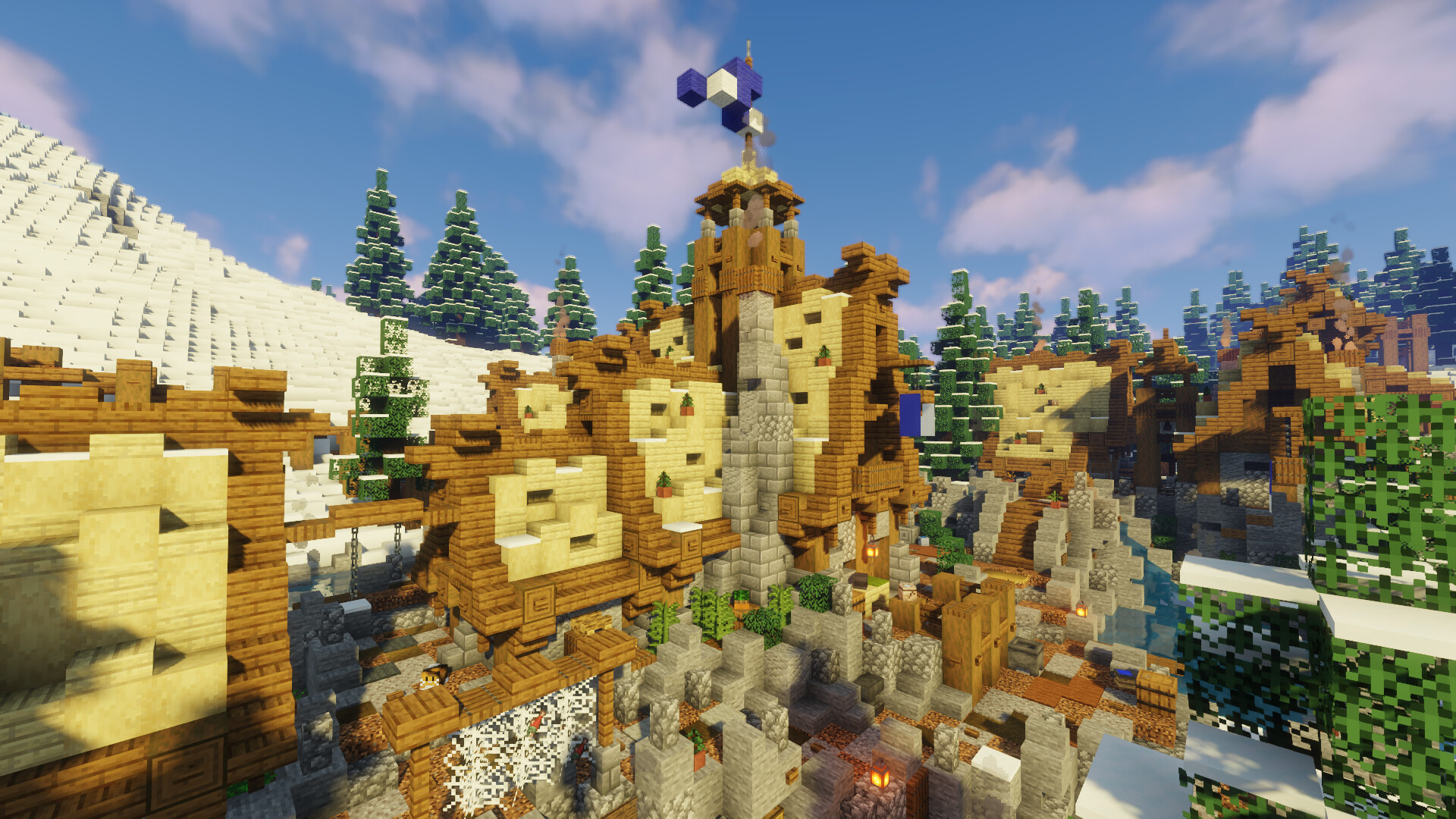 Hatterflee - A Nordic Village + Hot Springs! Minecraft Map