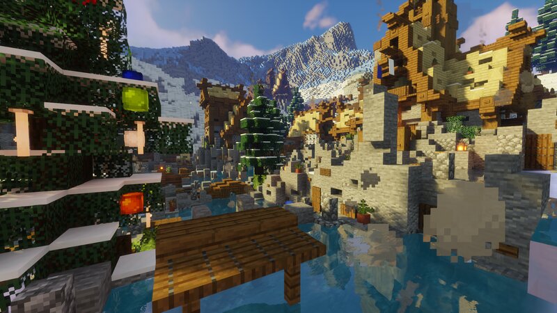 Hatterflee - A Nordic Village + Hot Springs! Minecraft Map