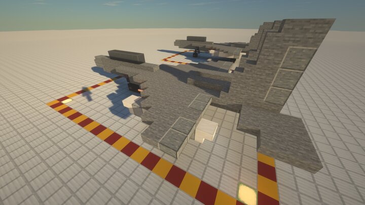 Compact F-15 Jet with Weapon Minecraft Map