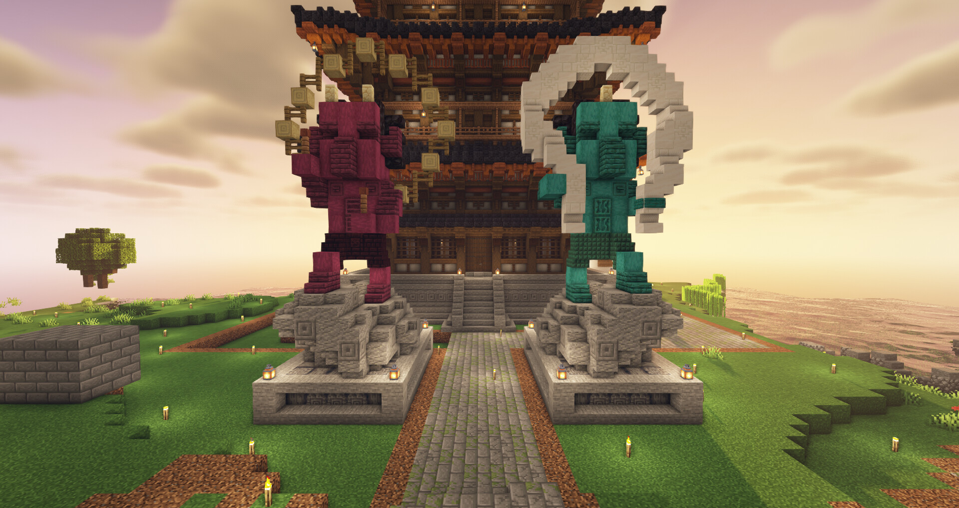 Fujin and Raijin Minecraft Map