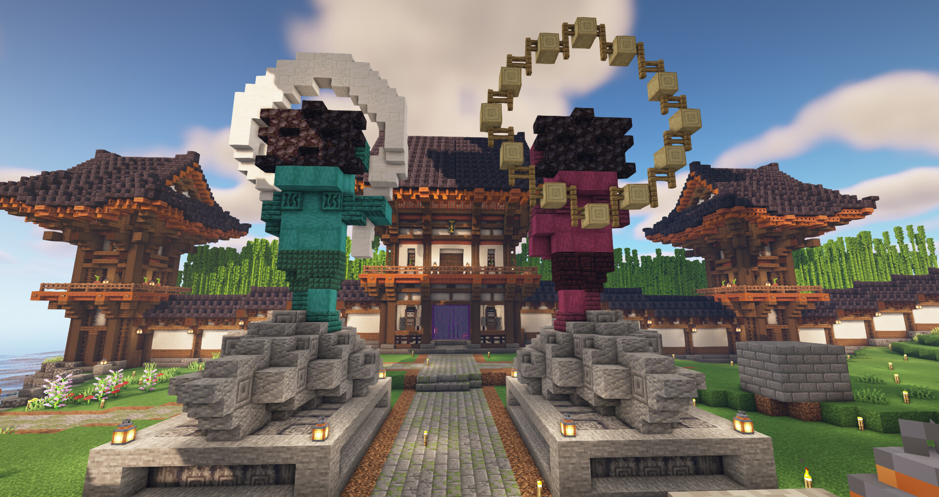 Fujin and Raijin Minecraft Map