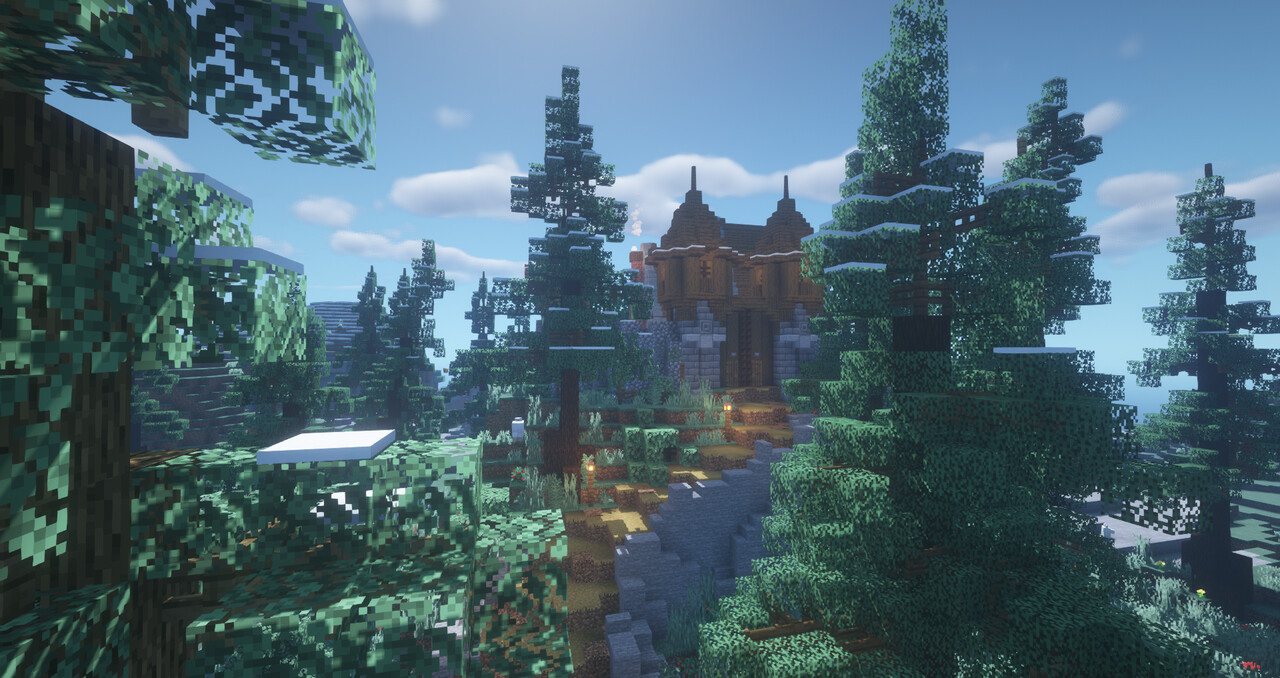 [1.16] Hilltop Castle by UnknwnBuilds Minecraft Map