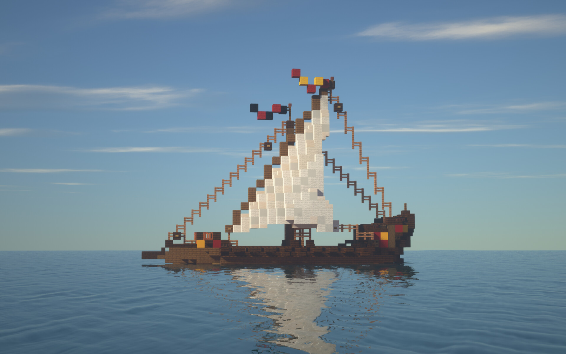 Medieval Ship | Small Galley "Jasmin" Minecraft Map