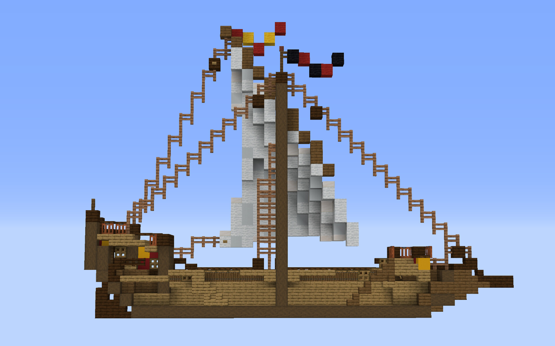 Medieval Ship | Small Galley "Jasmin" Minecraft Map