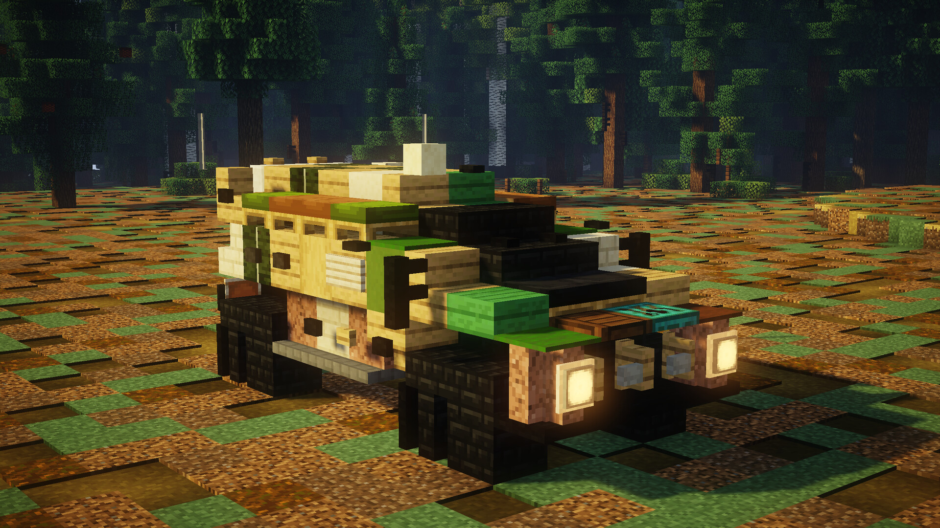 ArmA 3 CSAT Ifrit MRAP Minecraft Map