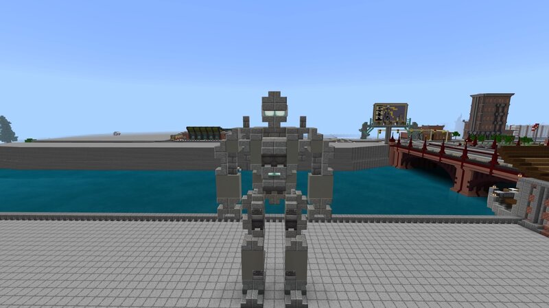 Fallout 4 Liberty Prime Minecraft Map