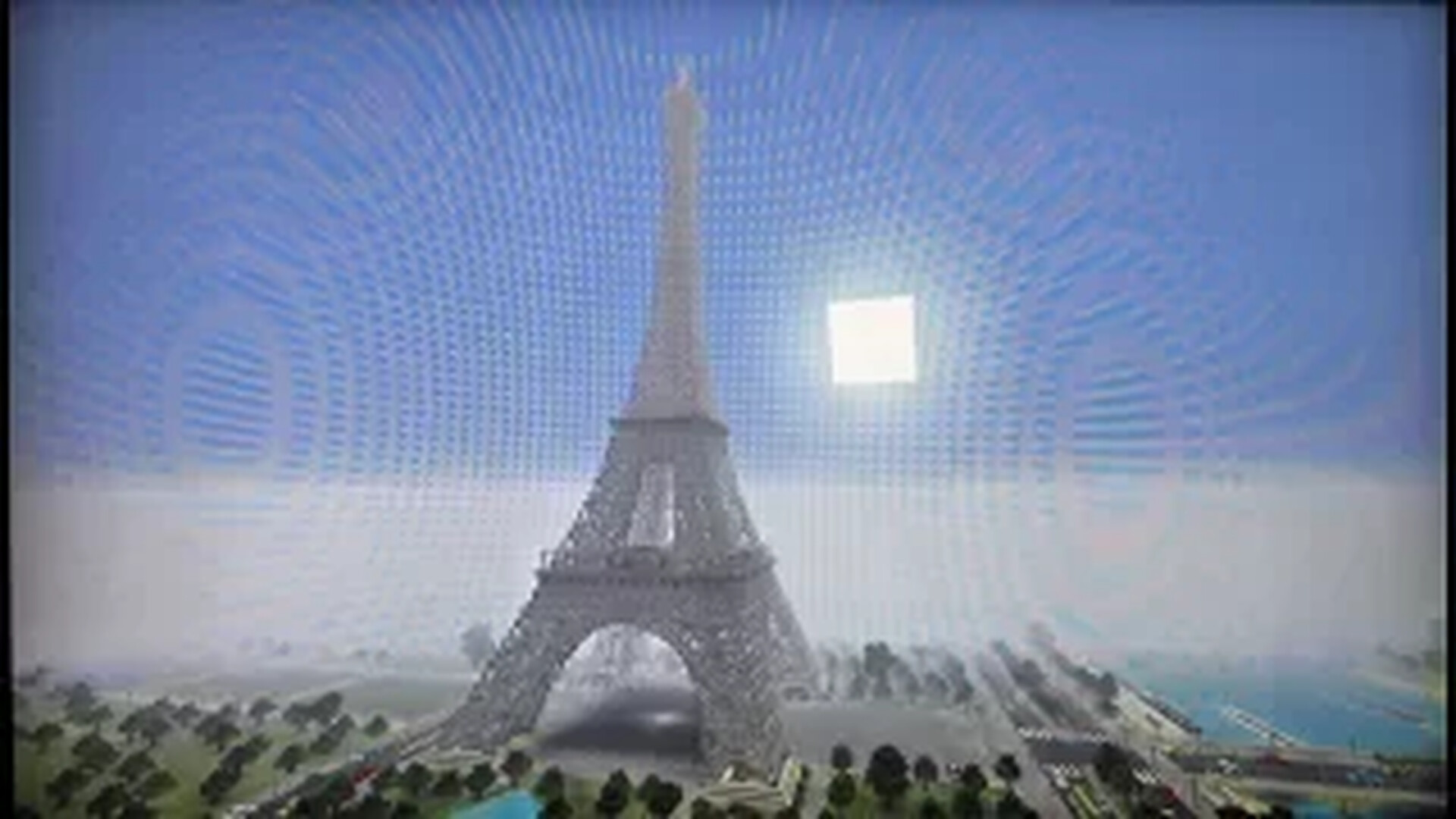 la tour eiffel sur minecraft Minecraft Map