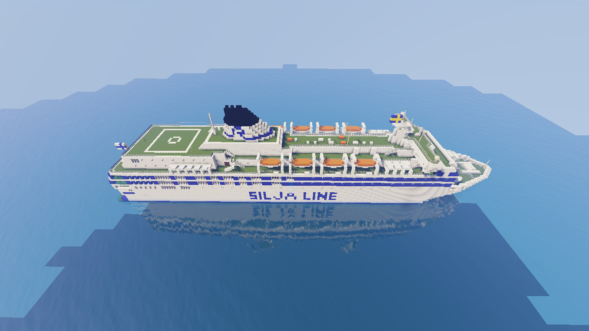 M/S SILJA LINE / SILJA STAR 1990 - 1991 Minecraft Map