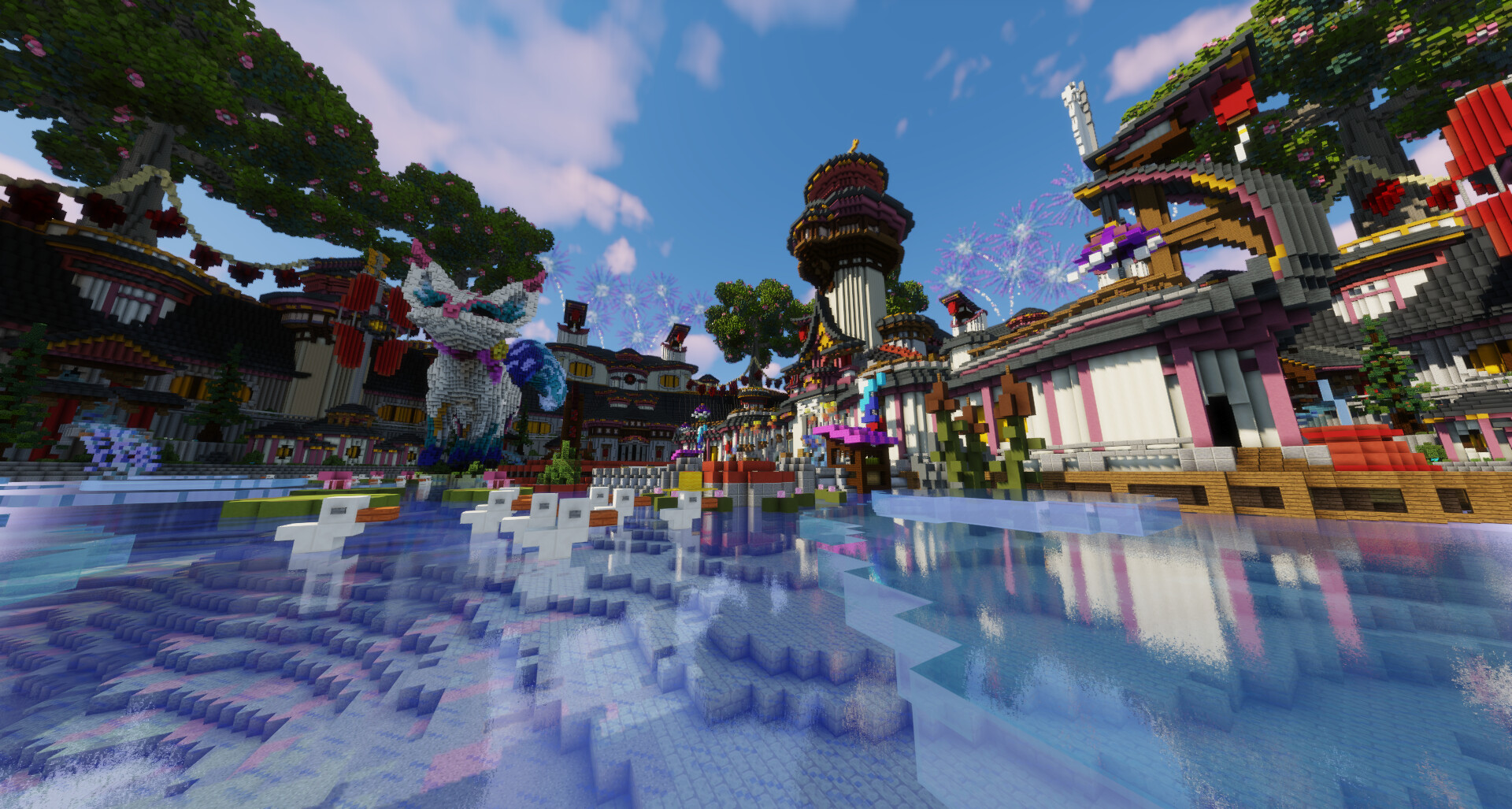Fantasy Chinese Lobby Minecraft Map