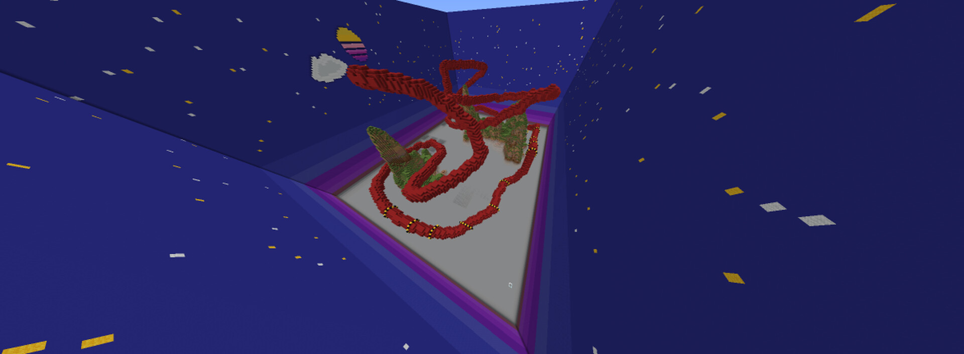 Elytra Race arena (sci-fi theme) Minecraft Map