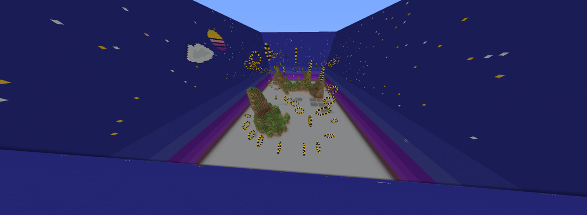 Elytra Race arena (sci-fi theme) Minecraft Map