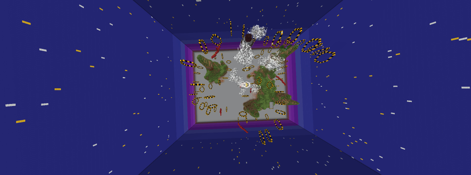 Elytra Race arena (sci-fi theme) Minecraft Map