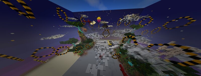 Elytra Race arena (sci-fi theme) Minecraft Map
