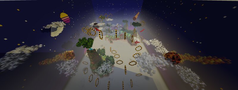 Elytra Race arena (sci-fi theme) Minecraft Map