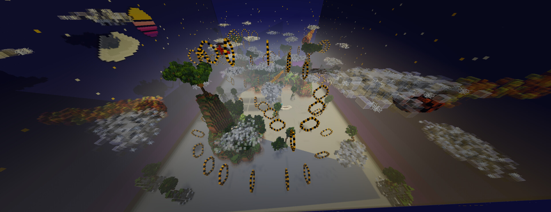 Elytra Race arena (sci-fi theme) Minecraft Map