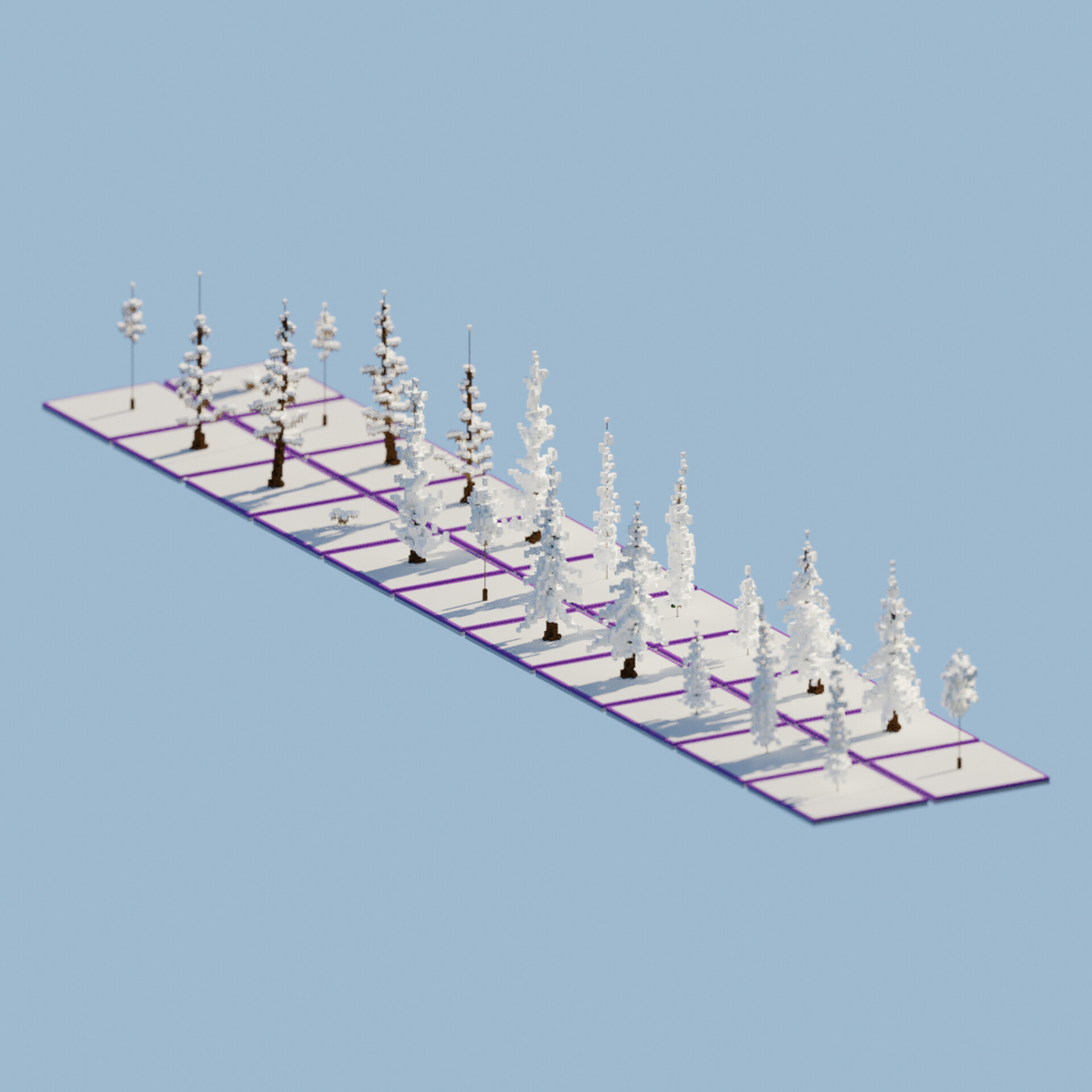 Blanes Tree Pack, 133 free tree schematics. world painter and mc edit ...