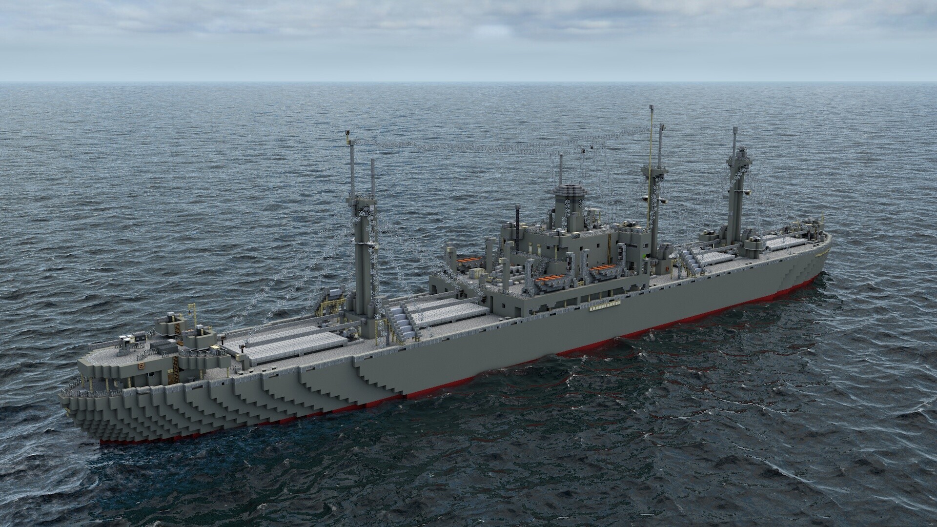SS Arthur M. Huddell (Liberty-Class ship) Minecraft Map