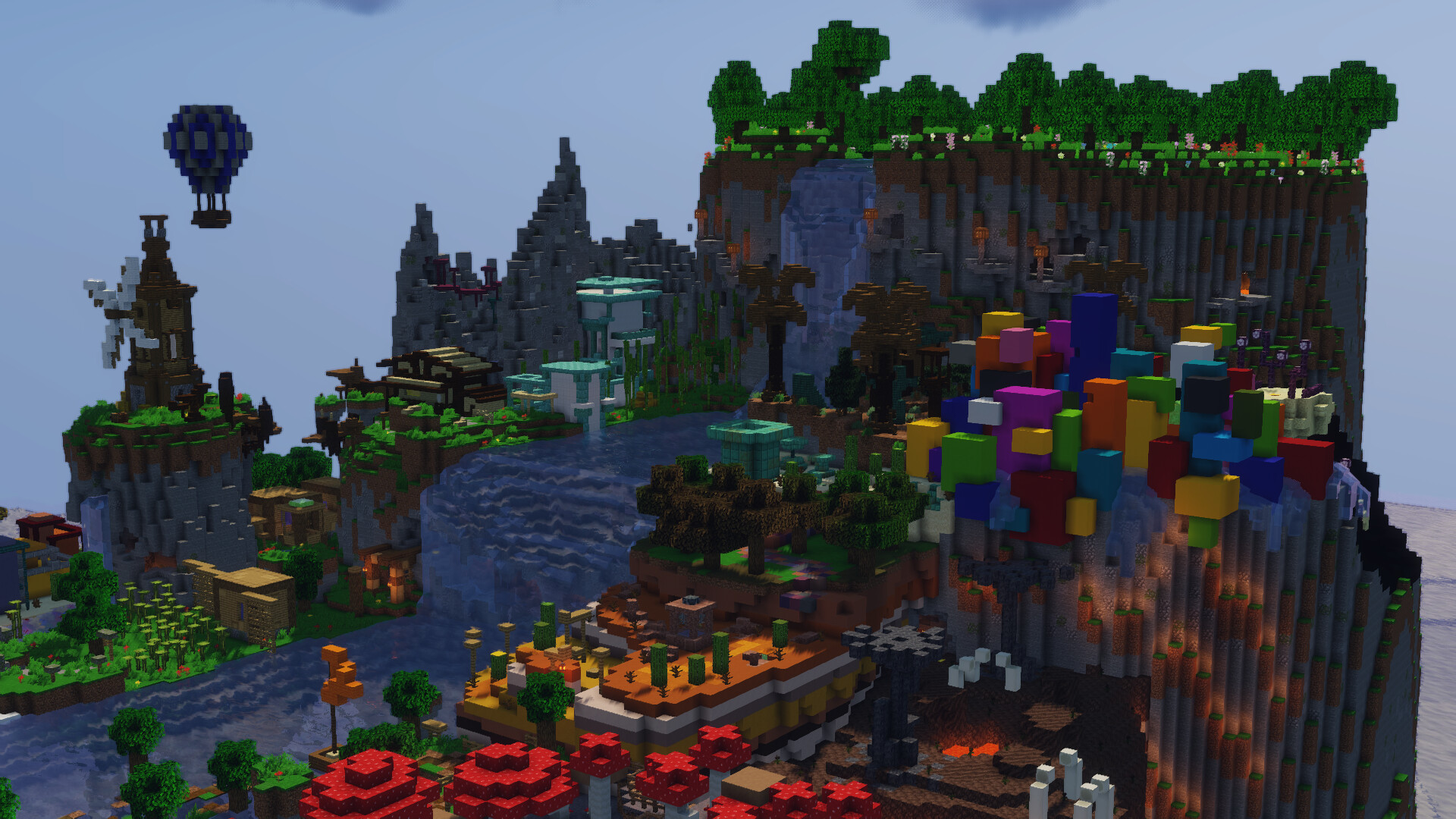 The Great Fall (Parkour) Minecraft Map