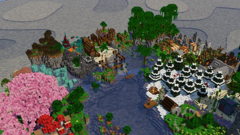 The Great Fall (Parkour) Minecraft Map