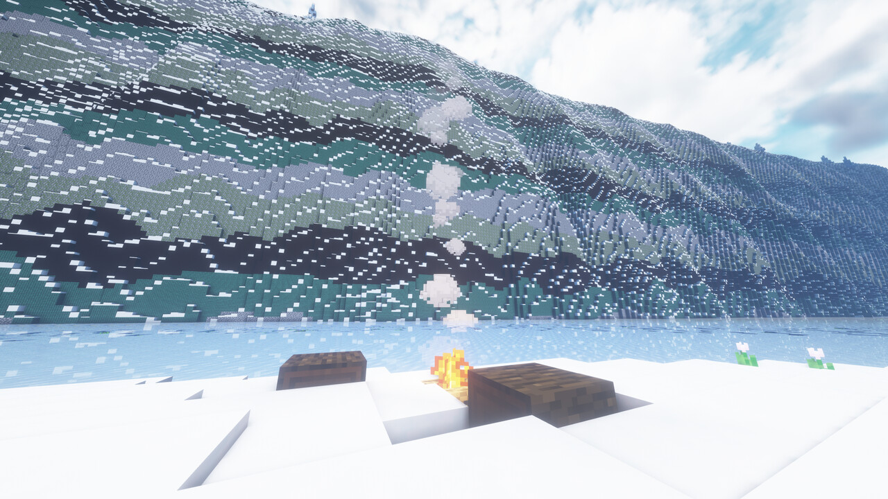 Winter Valley - The ultimate Ice Age adventure map full of cold wasteland Minecraft Map
