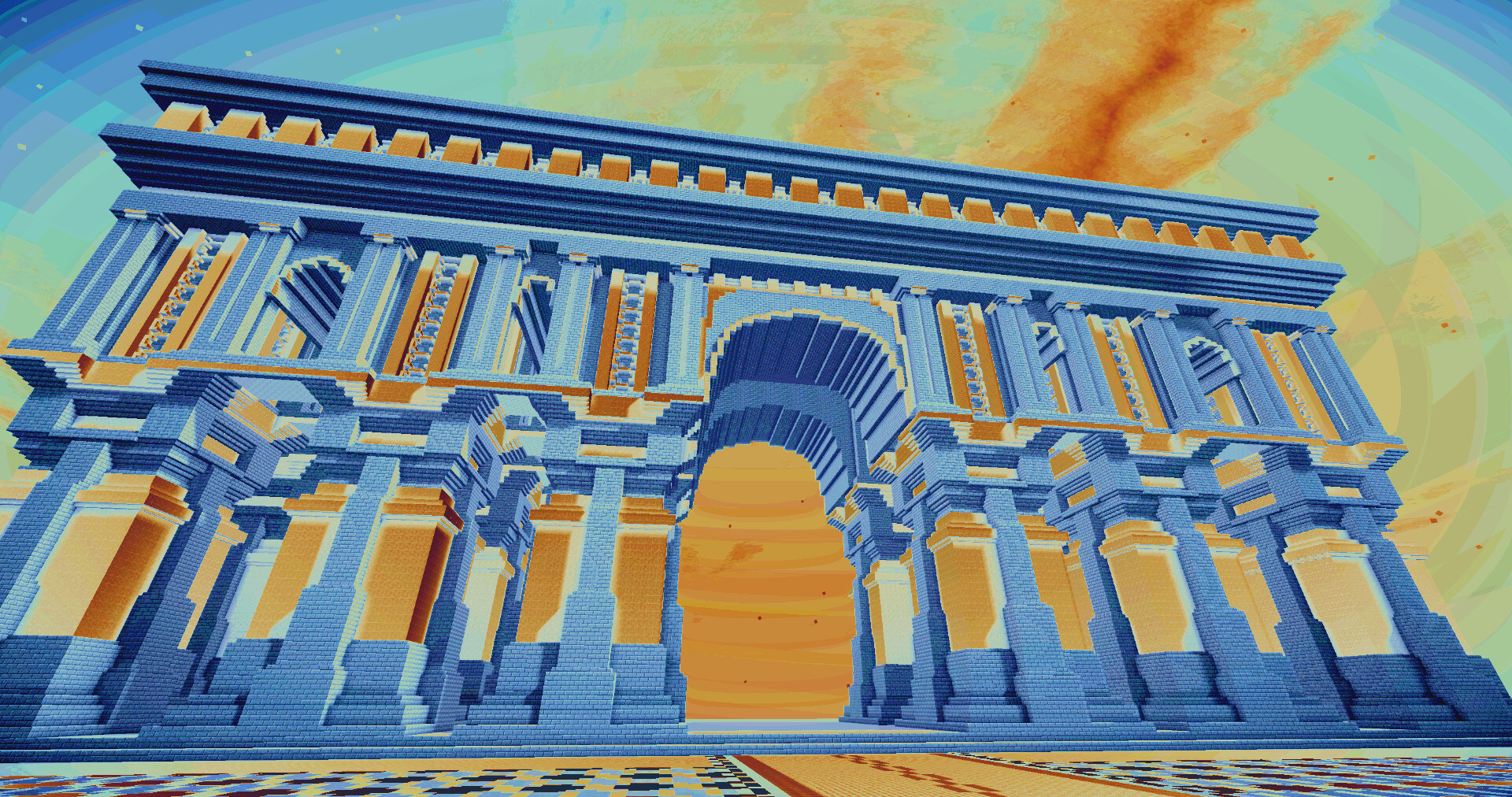 Triumphbogen der Aufklärung /Triumphal arch of enlightenment/ Arc de ...