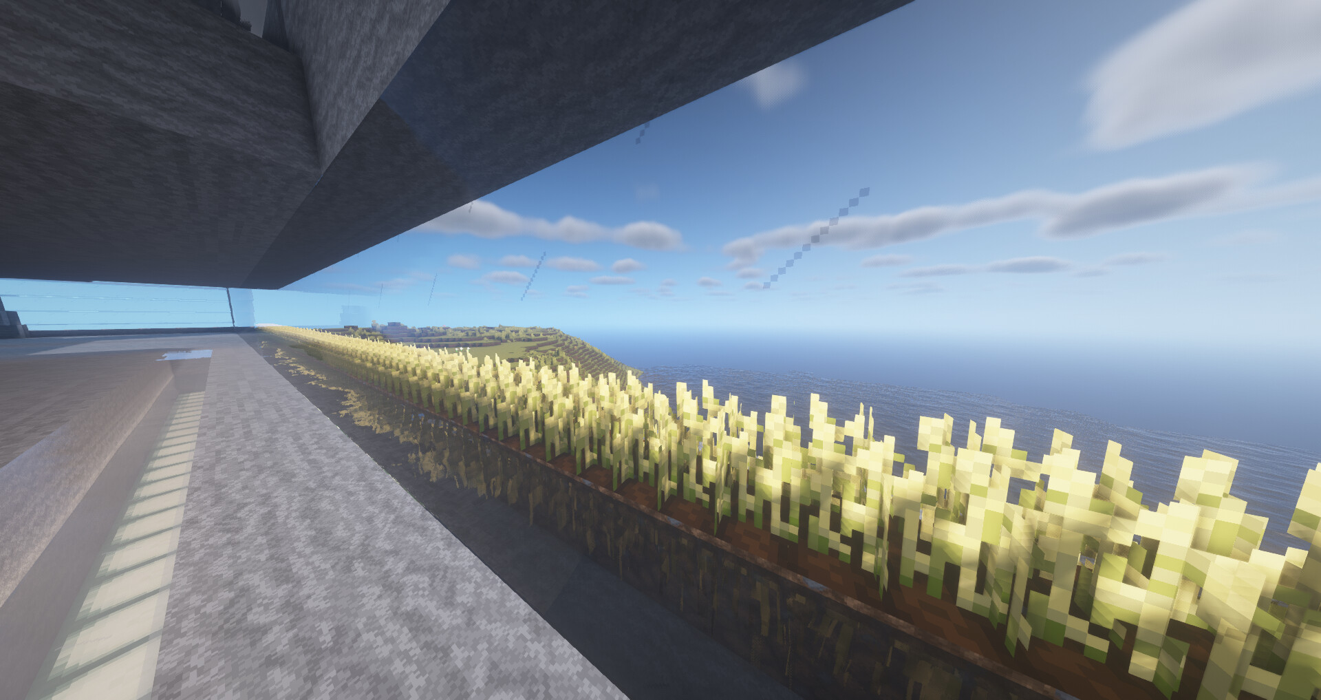 Modern Coastal House Exterior Minecraft Map