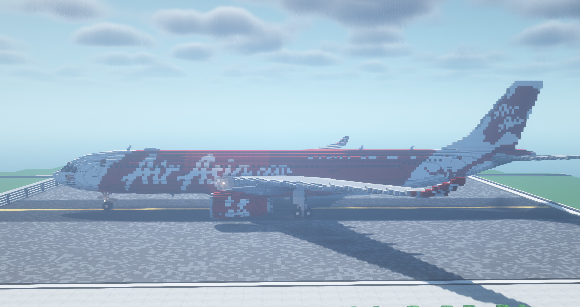 3:1 Airbus A330-300 AirAsia X Minecraft Map