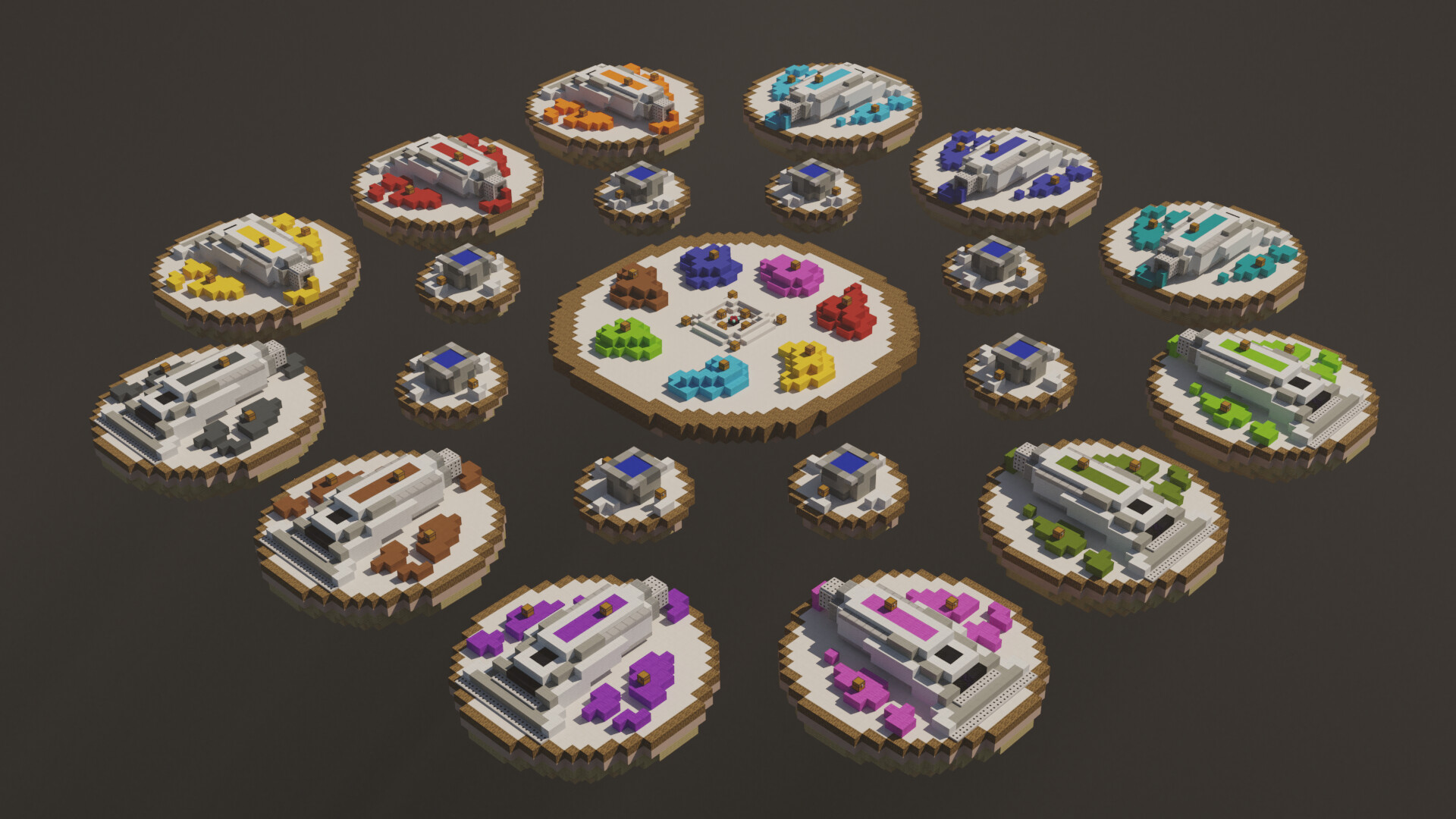 Skywars maps Pack 10 Minecraft Map