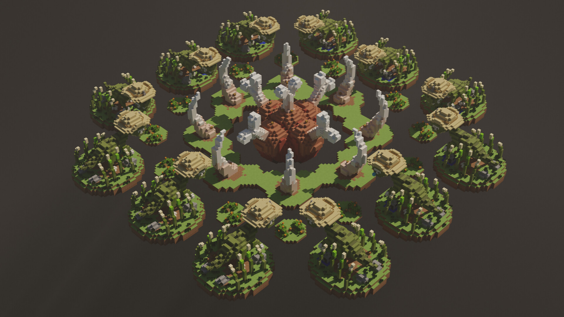 Skywars maps Pack 10 Minecraft Map