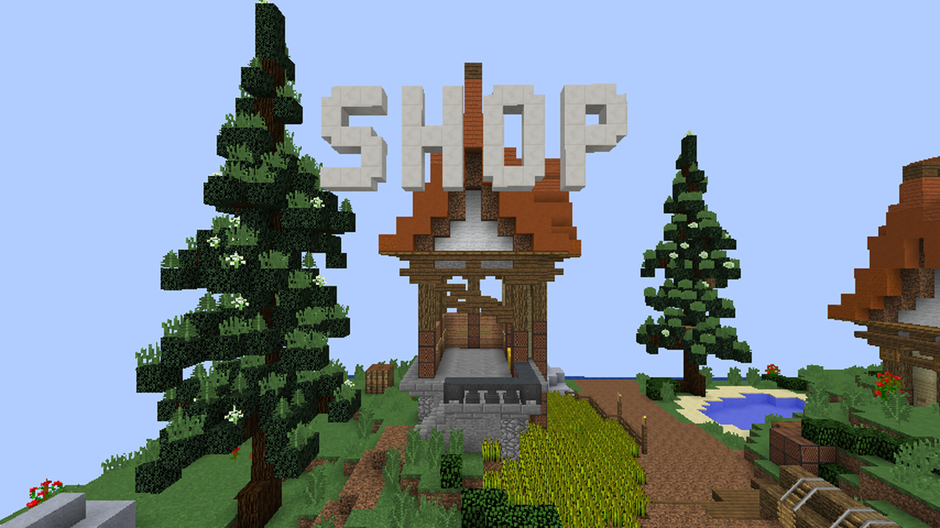 HCF SPAWN 75X75 + ROAD Minecraft Map