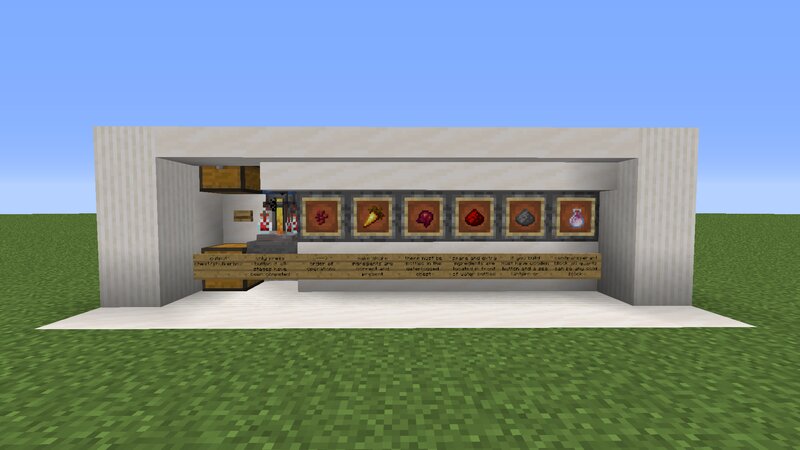 Semi Automatic Brewery for all potions Minecraft Map