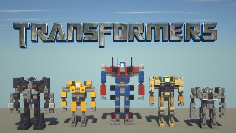 Transformers 2007 Figure Collection Minecraft Map