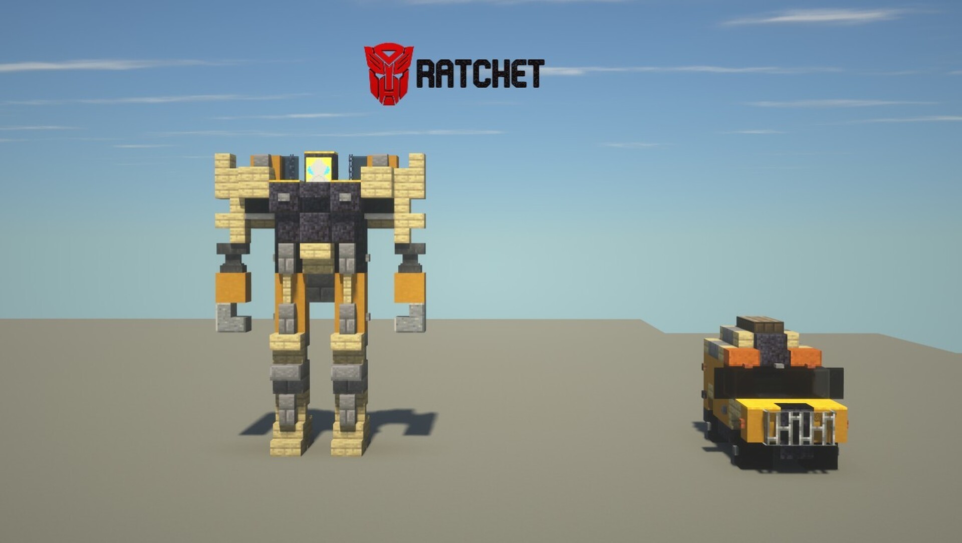 Transformers 2007 Figure Collection Minecraft Map