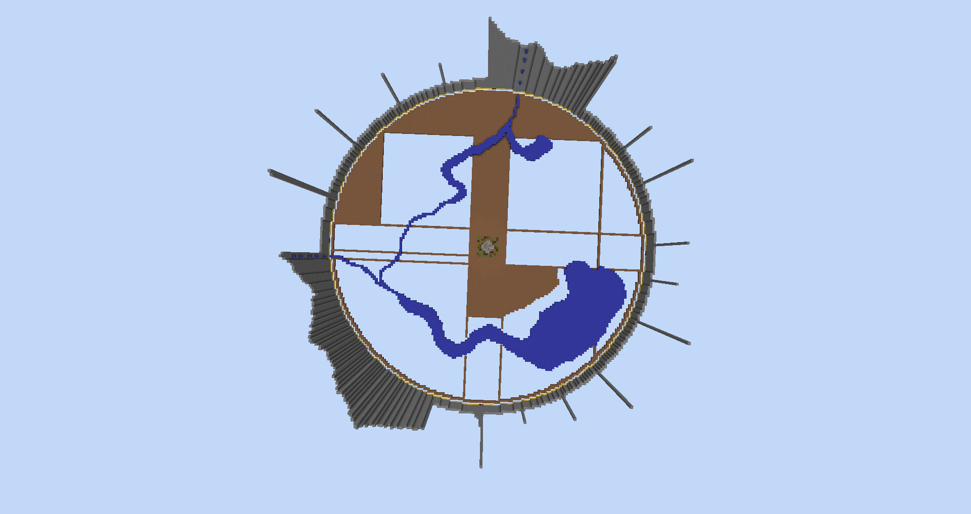 Small/Medium Server HUB Minecraft Map