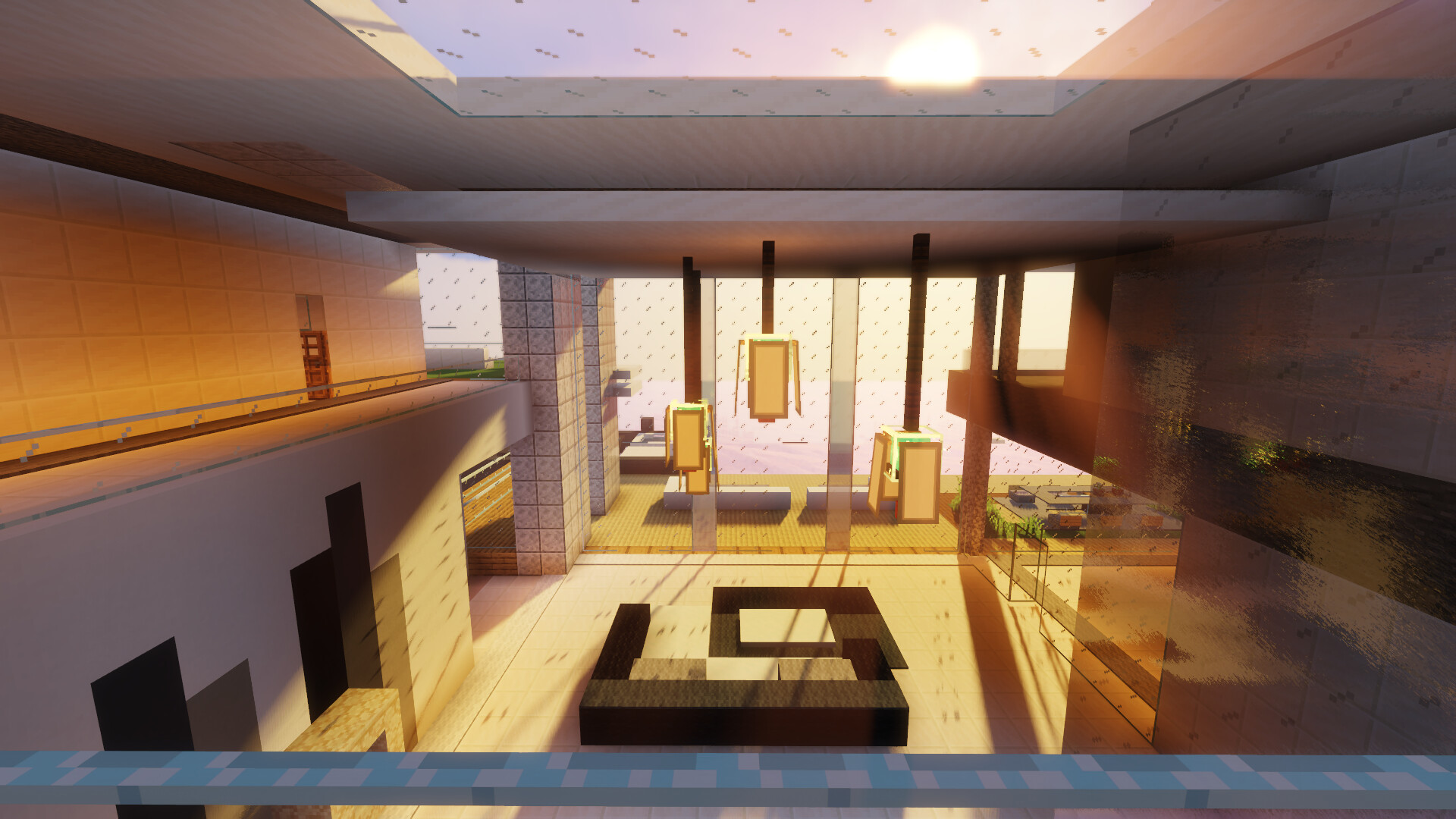 Awesome Modern Mansion / Big Modern House Minecraft Map