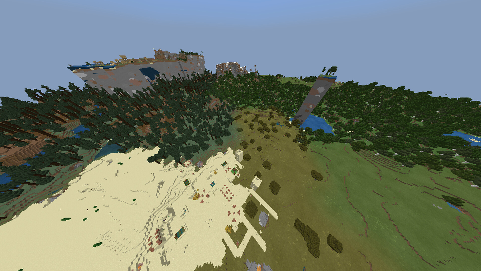 1.18 merging with 1.17. Minecraft Map