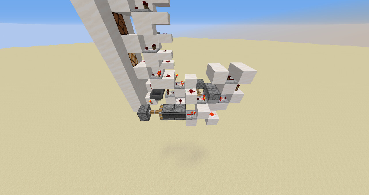 Vertical Countdown Minecraft Map