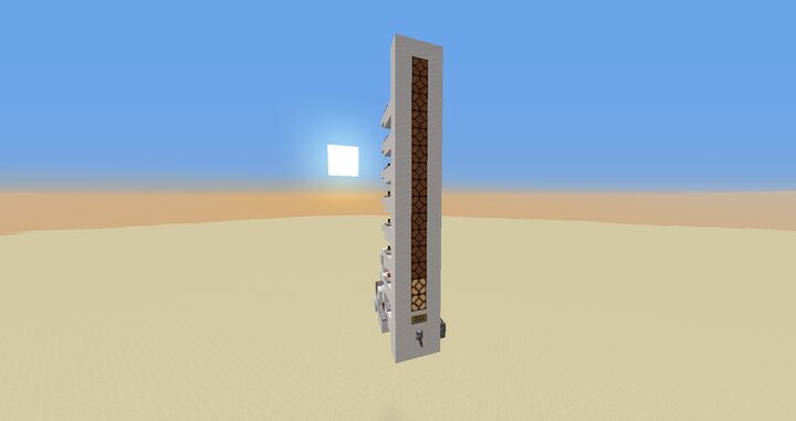 Vertical Countdown Minecraft Map