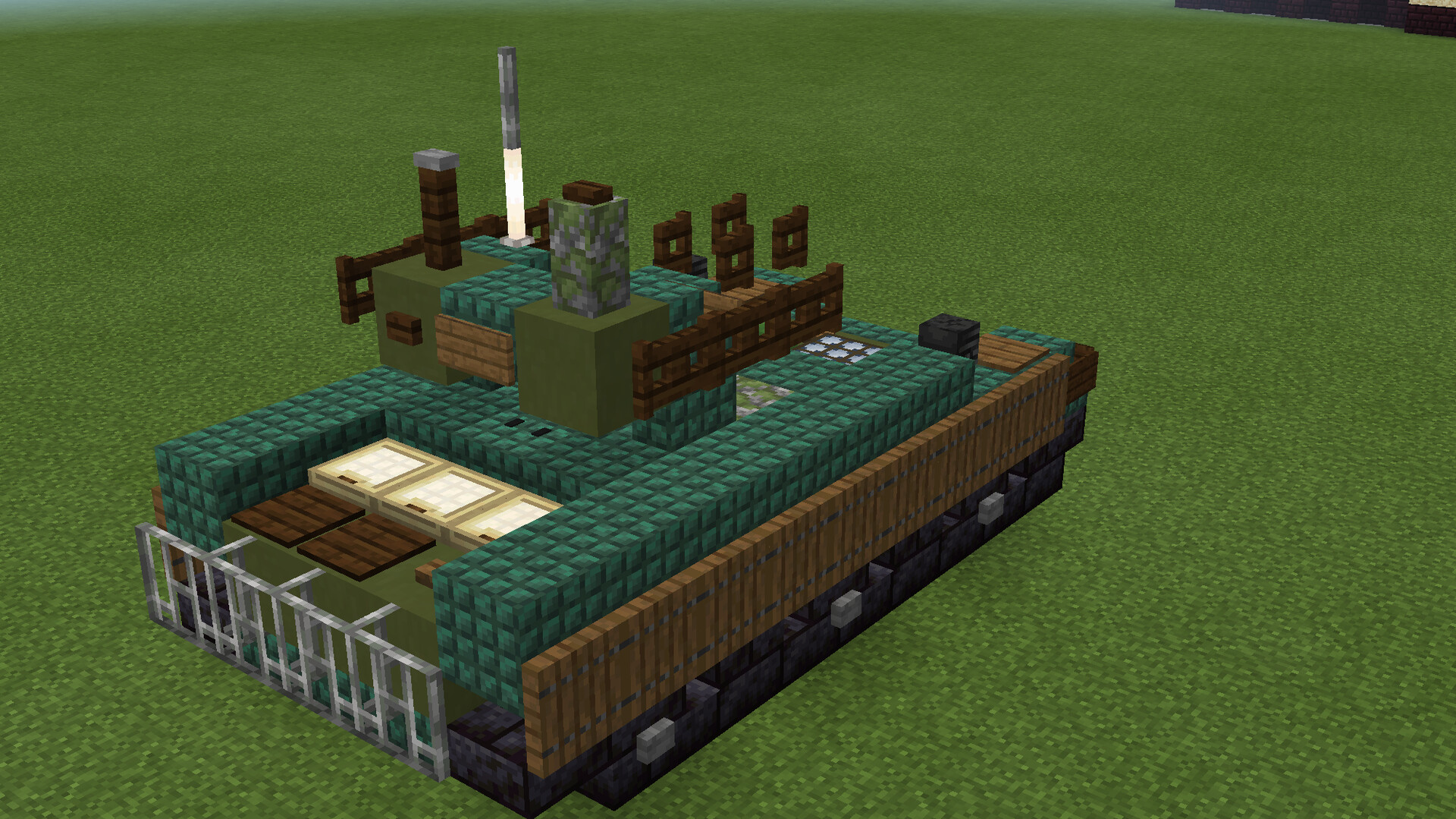 1.5:1 scale T-72 Variants Part 2 Minecraft Map