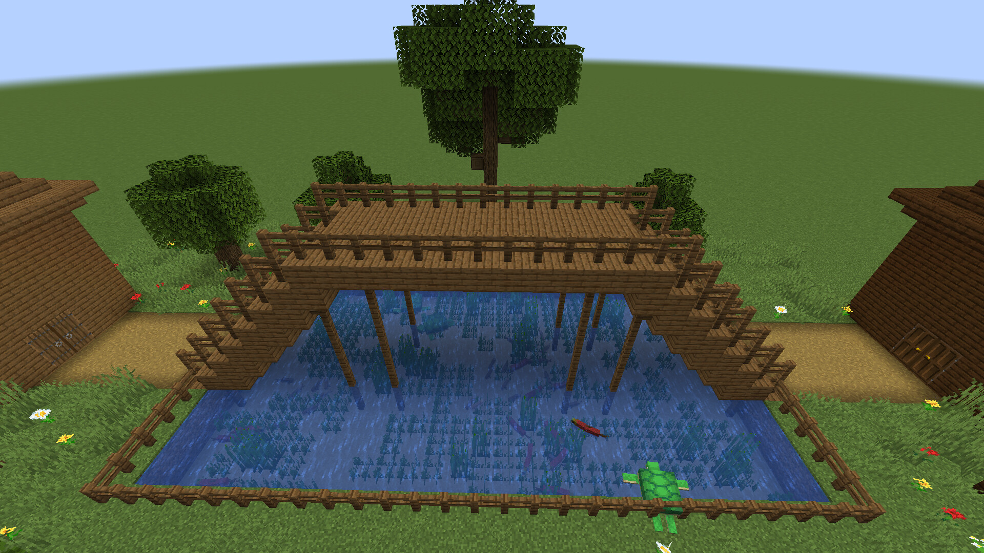 Bridge & Houses Minecraft Map