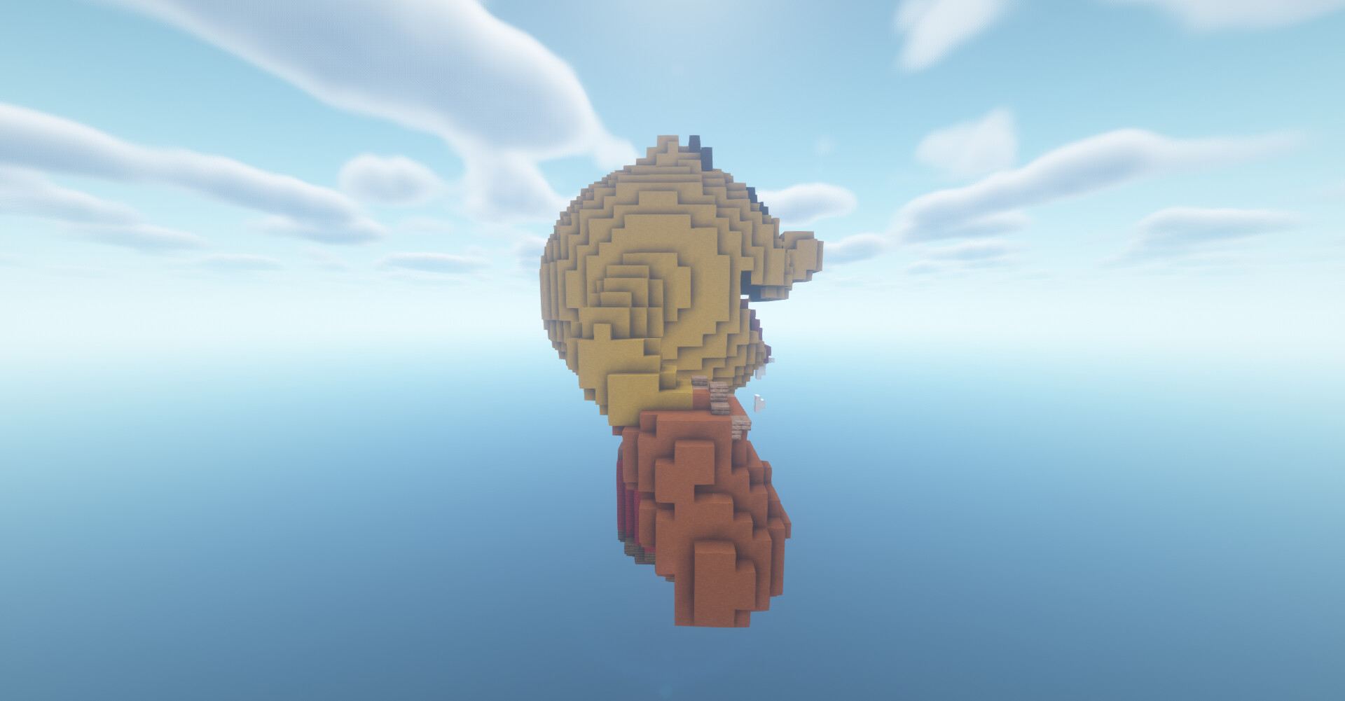 PacMan statue Minecraft Map