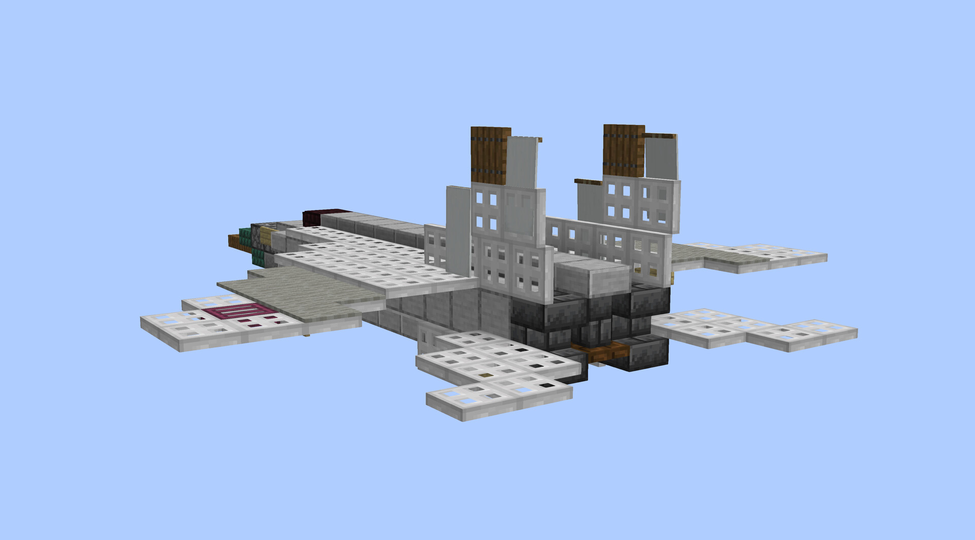 MiG-25PDS 1:1 scale Minecraft Map
