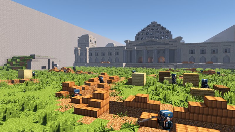 TOTAL MAYHEM fps map by NPC WAR Minecraft Map