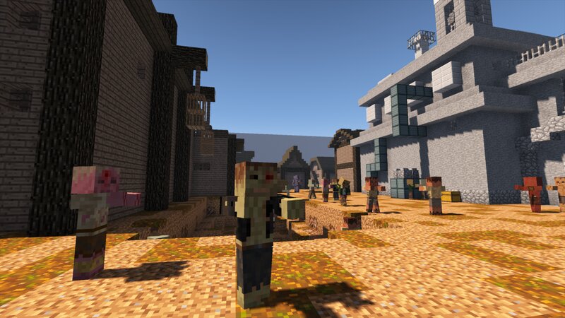 TOTAL MAYHEM fps map by NPC WAR Minecraft Map