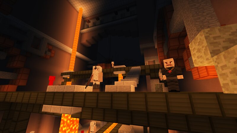 TOTAL MAYHEM fps map by NPC WAR Minecraft Map