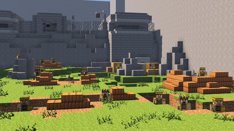 TOTAL MAYHEM fps map by NPC WAR Minecraft Map