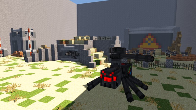 TOTAL MAYHEM fps map by NPC WAR Minecraft Map