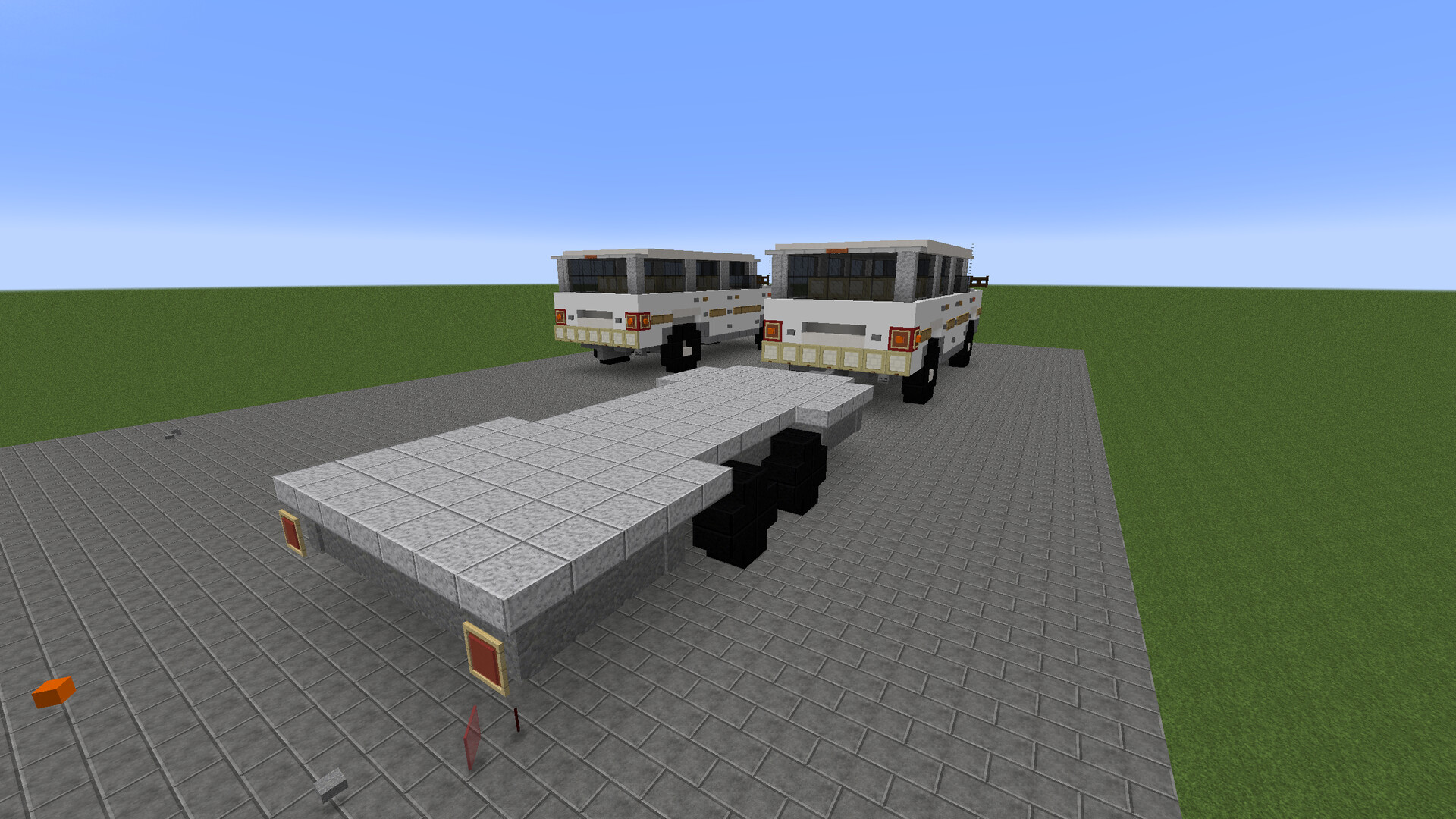 Toyota Land Cruiser 100+trailer (4:1 scale) Minecraft Map