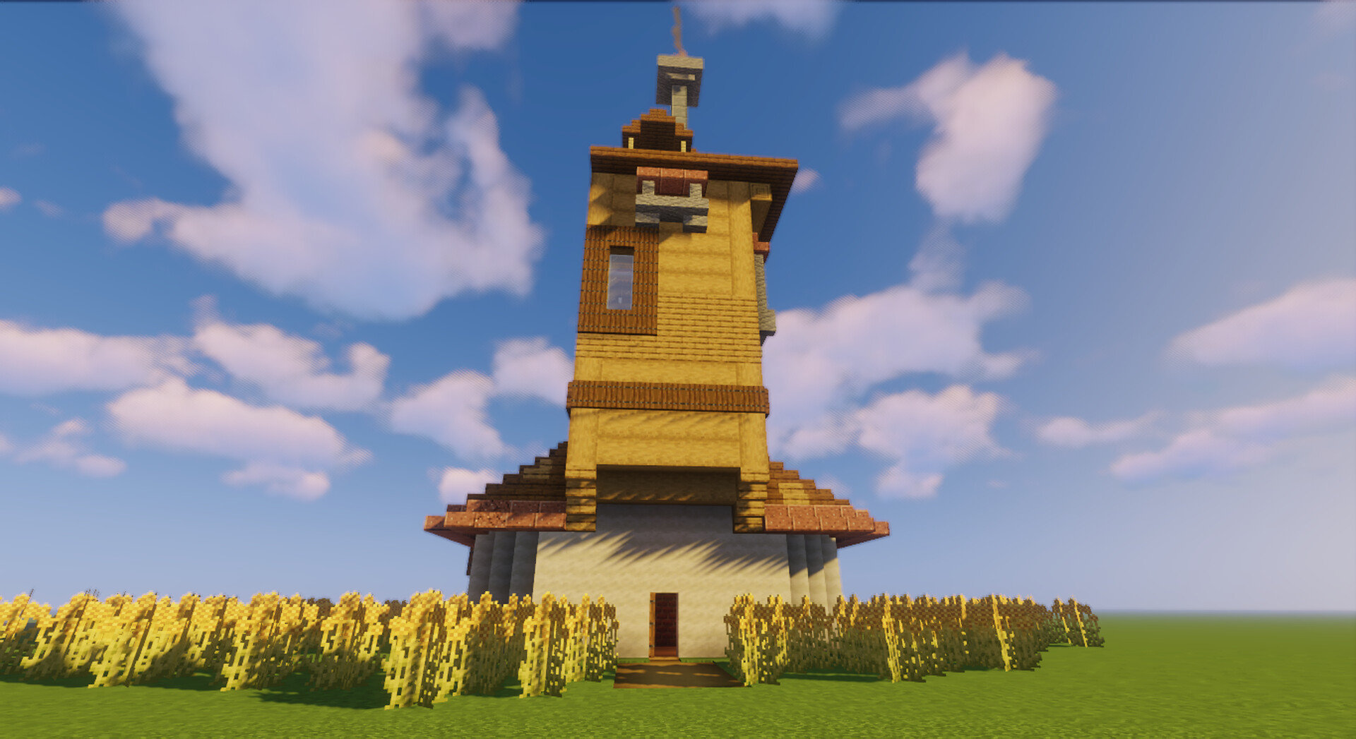 The Burrow from harry potter 1.16.5 Minecraft Map