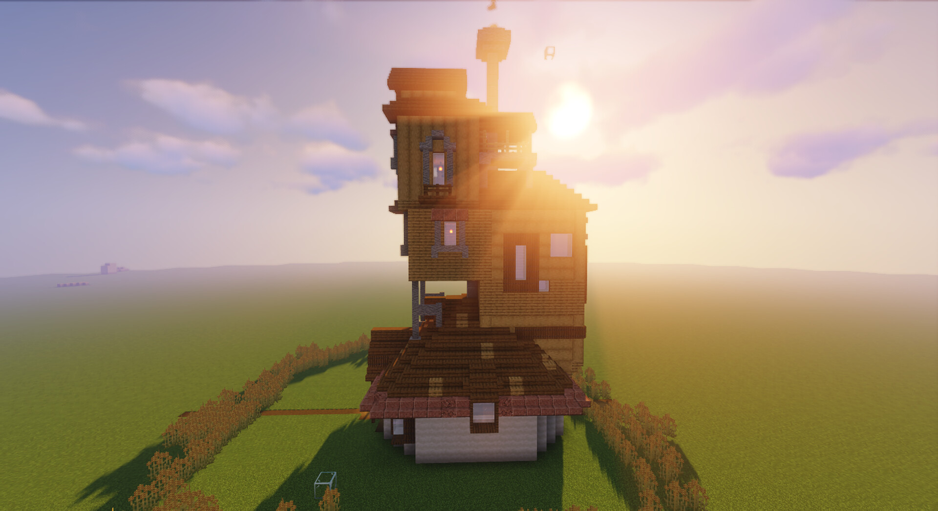 The Burrow from harry potter 1.16.5 Minecraft Map